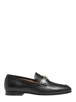 Valentino Garavani Vlogo Signature Nappa Leather Loafers - Black