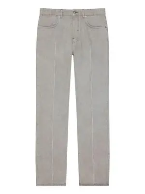 Givenchy Straight Fit Denim Pants - Gray