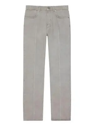 Givenchy Straight Fit Denim Pants - Gray