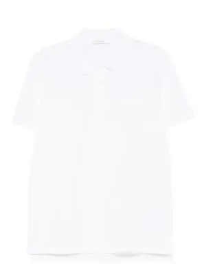 Givenchy Paris Gros Grain Cotton Polo - White