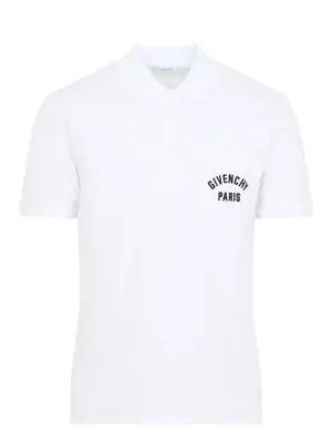 Givenchy Front Pocket Cotton Polo - White