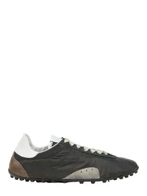 MAISON MARGIELA Nylon And Suede Sprinters Sneakers - Green