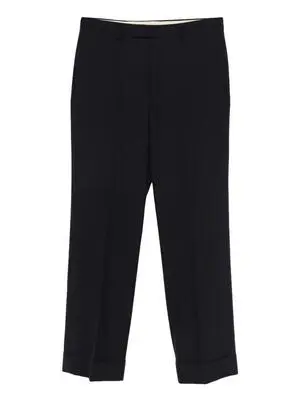Valentino Garavani Wool Formal Trousers - Blue
