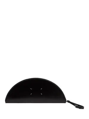 MAISON MARGIELA Halfmoon Leather Pouch - Black