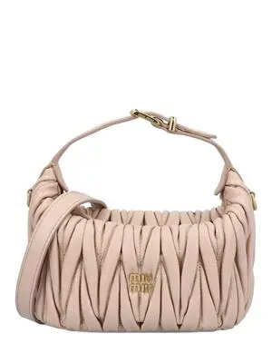 Miu Miu Miu Miu Women Matelassé Nappa Leather Pouch Multicolor