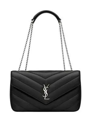 Saint Laurent SAINT LAURENT Loulou M Shoulder Bag Black