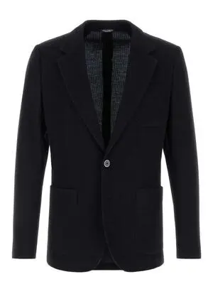 Dolce & Gabbana Taormina Single-breasted Jersey Jacket - Blue