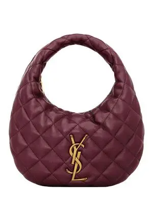 Saint Laurent SAINT LAURENT Quilted Nappa Baby Icarino Bag Red