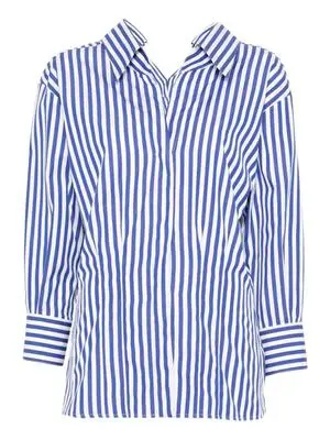 Givenchy Striped Poplin Shirt - Blue