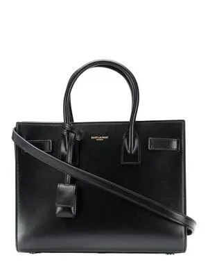 Saint Laurent Sac De Jour Baby In Smooth Leather - Black