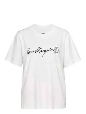 MAISON MARGIELA MM6 Maison Margiela Logo Print Cotton T-Shirt