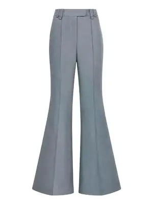 Zimmermann Flared Trousers With Button Detail - Grey