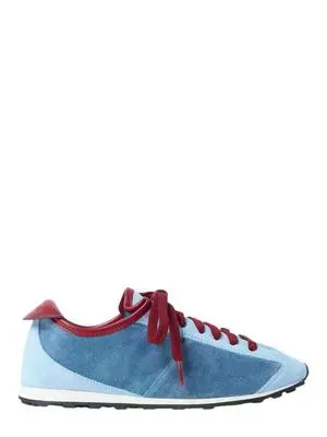 Jacquemus The Tennis" Sneakers In Suede And Lambskin - Blue