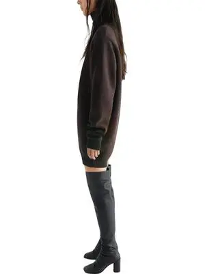 LEMAIRE Relaxed Fit Felted Merino Wool Jumpsuit - Brown
