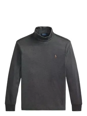 Polo Ralph Lauren Embroidered Turtleneck Sweater - Grey