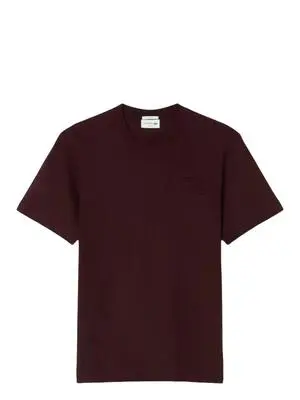LACOSTE Logo-patch Crew-neck T-shirt