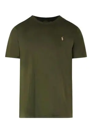 Polo Ralph Lauren Logo-embroidered Cotton T-shirt - Green