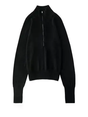 Studio Nicholson Maren Half-zip Sweater Black