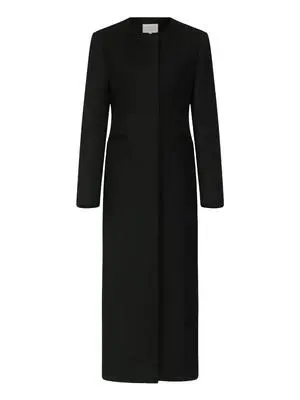 Loulou De Saison Arite Wool Coat - Black