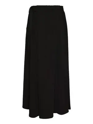 Yohji Yamamoto Belted Wrap Skirt Trousers - Black