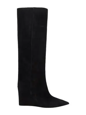 JIMMY CHOO Jimmy Choo Suede Wedge High Boots