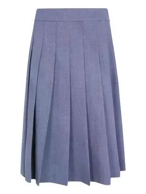 DRHOPE DRHOPE Pleated Midi Skirt