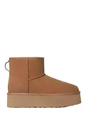 UGG UGG Classic Mini Platform Ankle Boots Brown