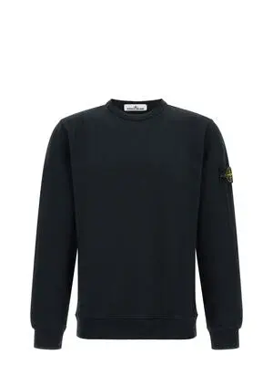 Stone Island Badge Sweatshirt - Blue