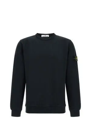 Stone Island Badge Sweatshirt - Blue
