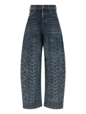 DIESEL® 1987 D-khelz-s2 Wide Leg Jeans - Blue