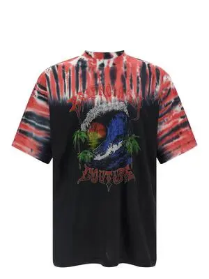 Balenciaga Balenciaga Men 'Extreme Tie Dye' T-Shirt Black