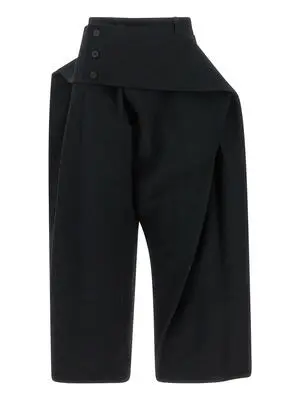 Issey Miyake Grainy" Pants - Black