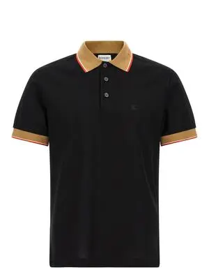 Burberry Evan' Polo Shirt - Black