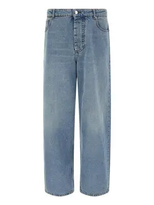 AMI Paris Wide Leg Jeans - Blue