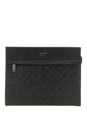 FERRAGAMO Monogram' Pouch - Black