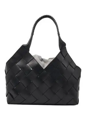Dragon Diffusion Castello Woven Leather Bag - Black