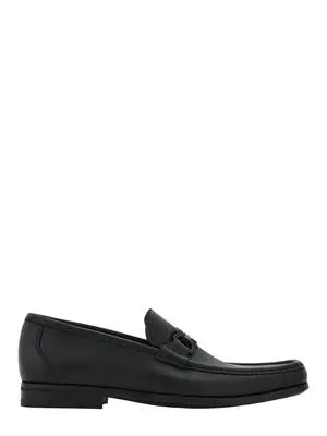 SALVATORE FERRAGAMO FERRAGAMO Grandioso2 Leather Loafers With Gancini Buckle