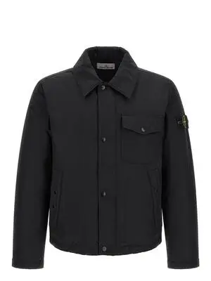 Stone Island Padded Overshirt - Black