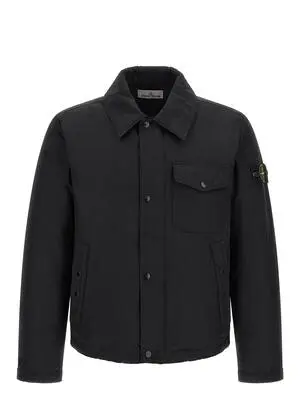 Stone Island Padded Overshirt - Black