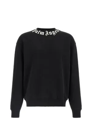 Palm Angels Logo Sweatshirt - Black