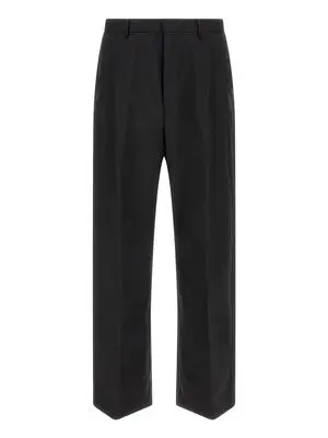KIKO KOSTADINOV Vaals Wide Leg Wool Mohair Trousers - Black