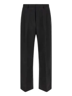 KIKO KOSTADINOV Vaals Wide Leg Wool Mohair Trousers - Black