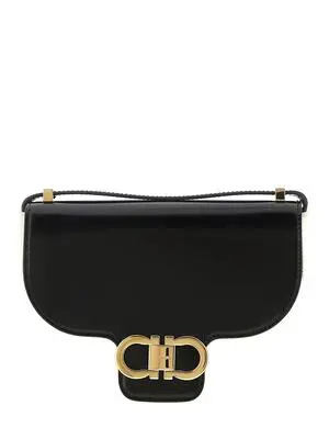 FERRAGAMO North-south Double Gancini Crossbody Bag - Multicolor