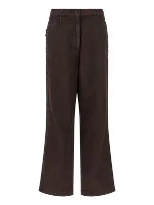 Dries Van Noten Wide-leg Cotton Denim Jeans - Multicolor