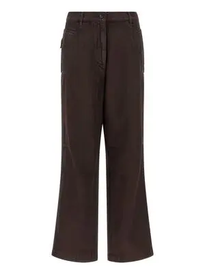 Dries Van Noten Wide-leg Cotton Denim Jeans - Multicolor