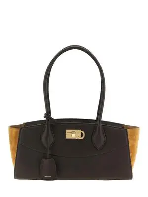 FERRAGAMO Studio Soft East-west Shoulder Bag - Brown