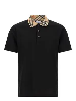 Burberry Evan' Polo Shirt - Black