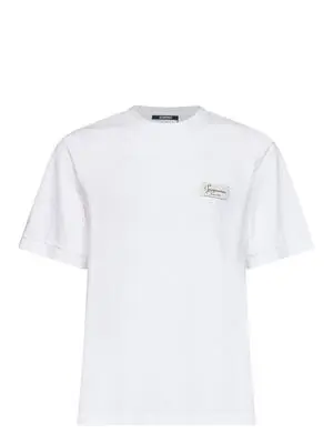 Jacquemus White Cotton Piqué The Montaigne T-shirt - Multicolor