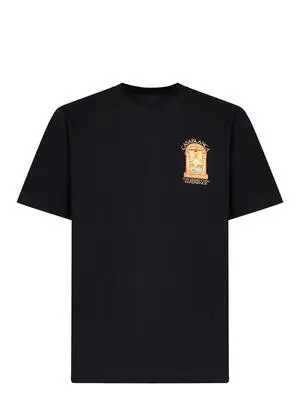 Casablanca Black Jersey Hermons Mirage Arch Printed T-shirt - Multicolor