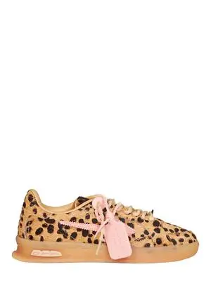 Off-White Off White Women Beige Printed Calf Hair End Of Play Sneakers Multicolor